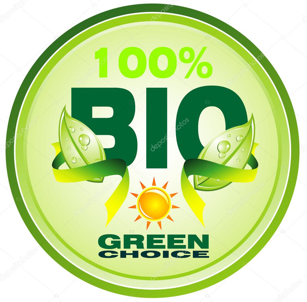 Natural and Bio symbol tag Stock Vector by ©DavidArts 23031028