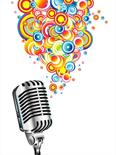 Magic retro microphone Stock Vector Image by ©DavidArts #23282400