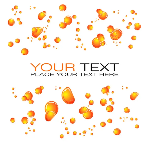 Orange bubbles background Stock Vector Image by ©DavidArts #23281600