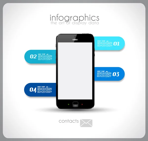 Infographics chat application Vector Art Stock Images | Depositphotos