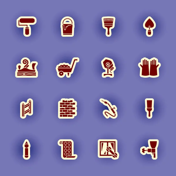 vector construcci n de viviendas y construcci n de iconos conjunto 2024