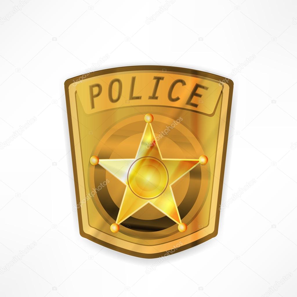 Vector police badge Stock Vector Image by ©slasny1988 #18930907