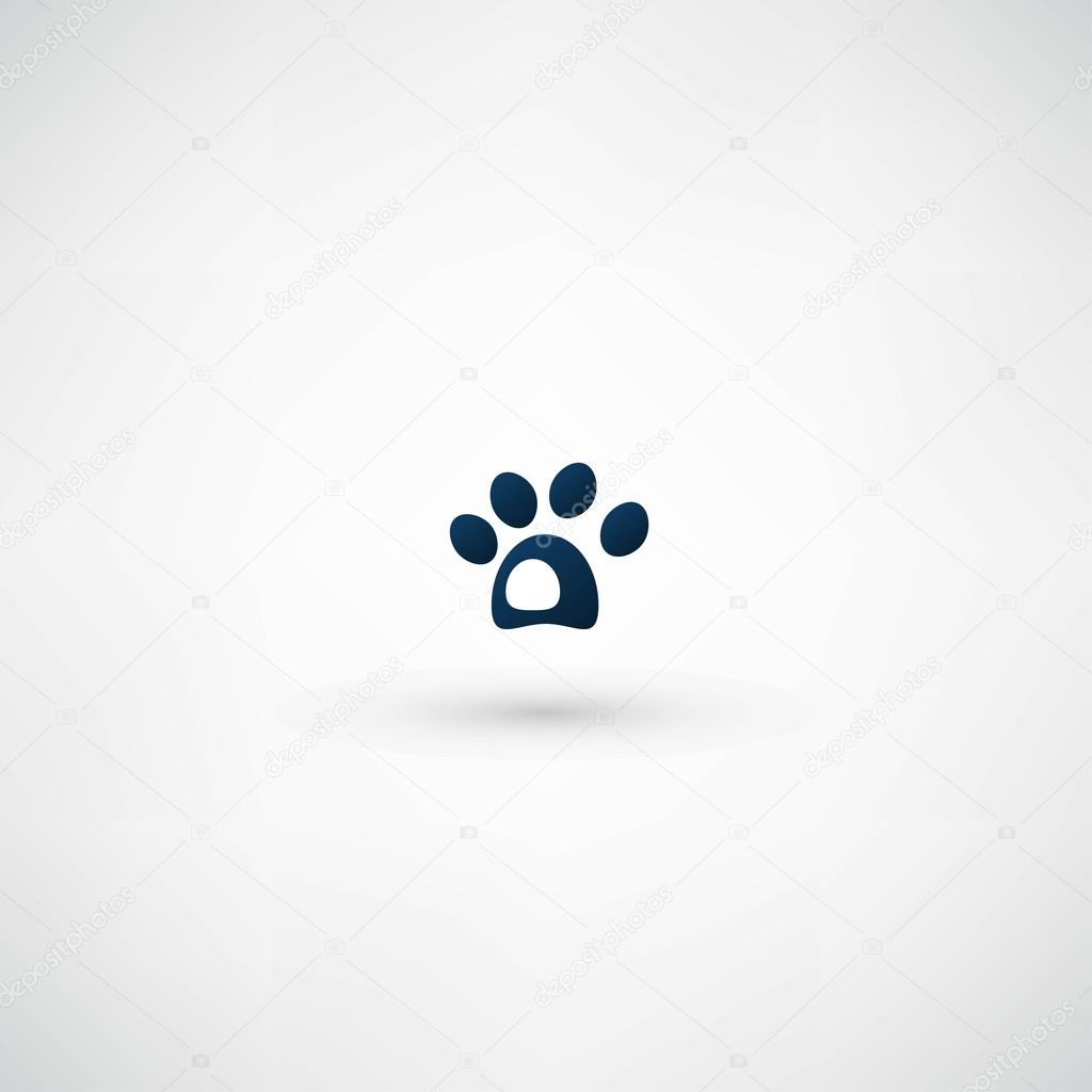 Dog paw icon vector Stock Vector Image by ©slasny1988 #30929979