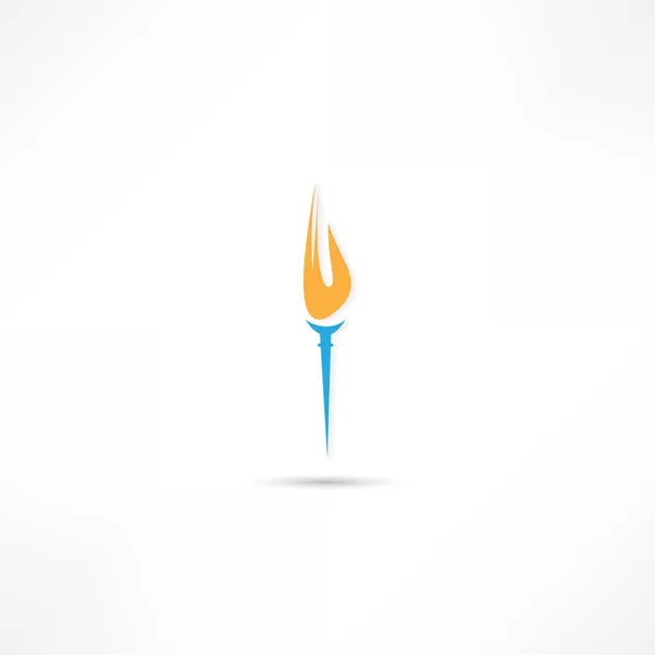 Brandende fakkel vectors, rechtenvrije vectorafbeeldingen van Brandende ...