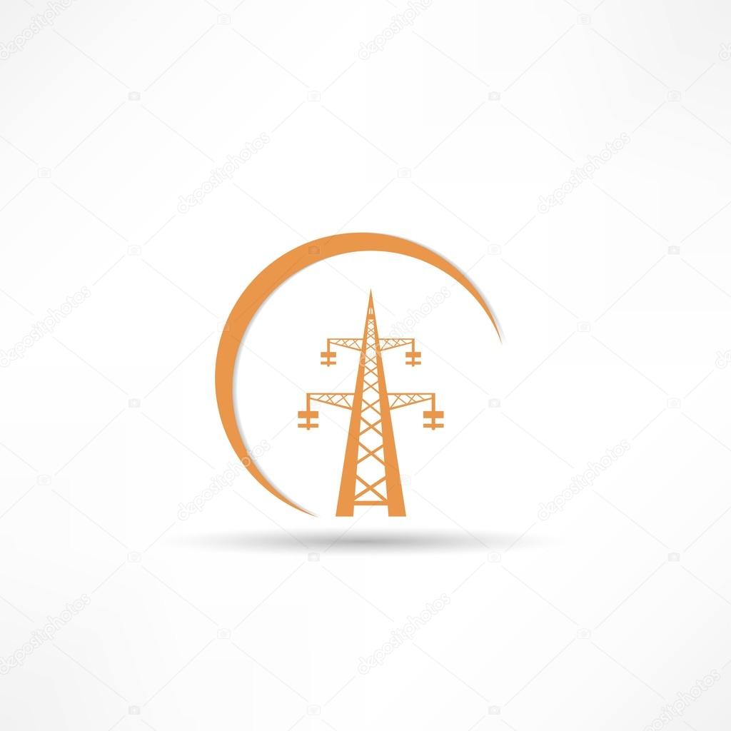 Power transmission tower icon Stock Vector by ©slasny1988 44591435