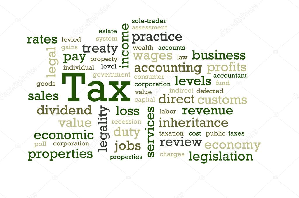Tax Word Cloud — Stock Photo © chrisdorney #12886810