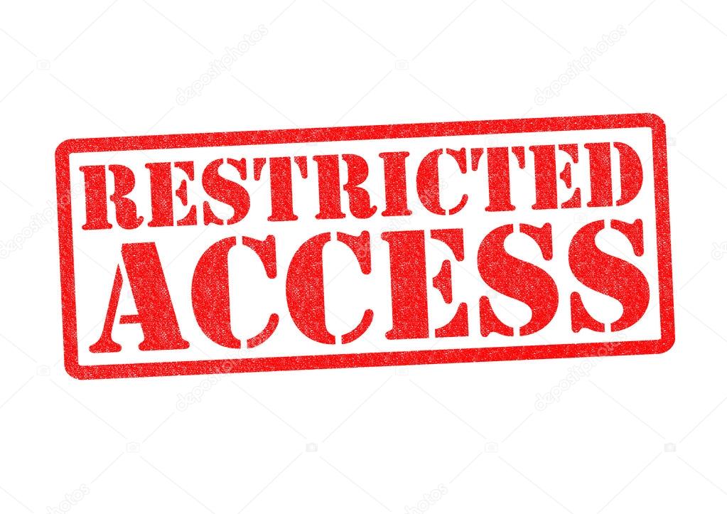 RESTRICTED ACCESS — Stock Photo © chrisdorney #27516603 RESTRICTED ACCESS — Stock Photo © chrisdorney #27516603
