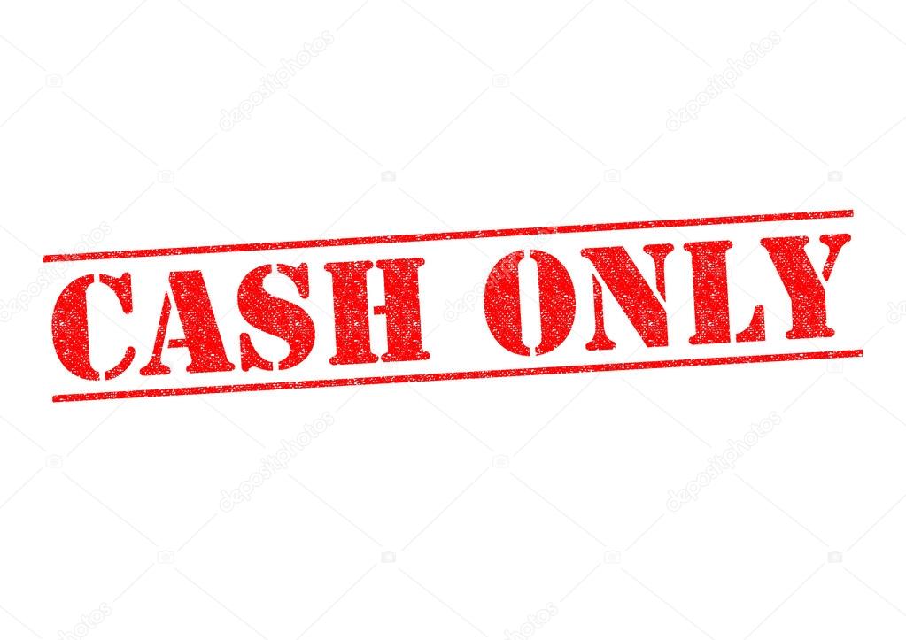 CASH ONLY — Stock Photo © chrisdorney #33976013