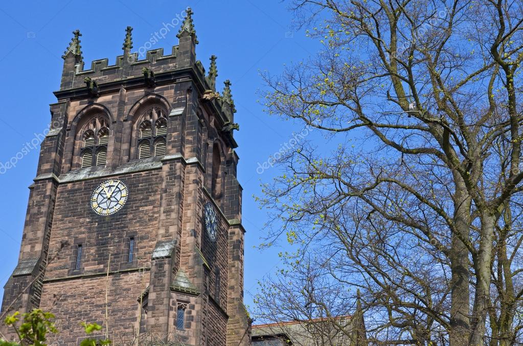 St. Peter's Church in Woolton, Liverpool — Stock Photo © chrisdorney ...