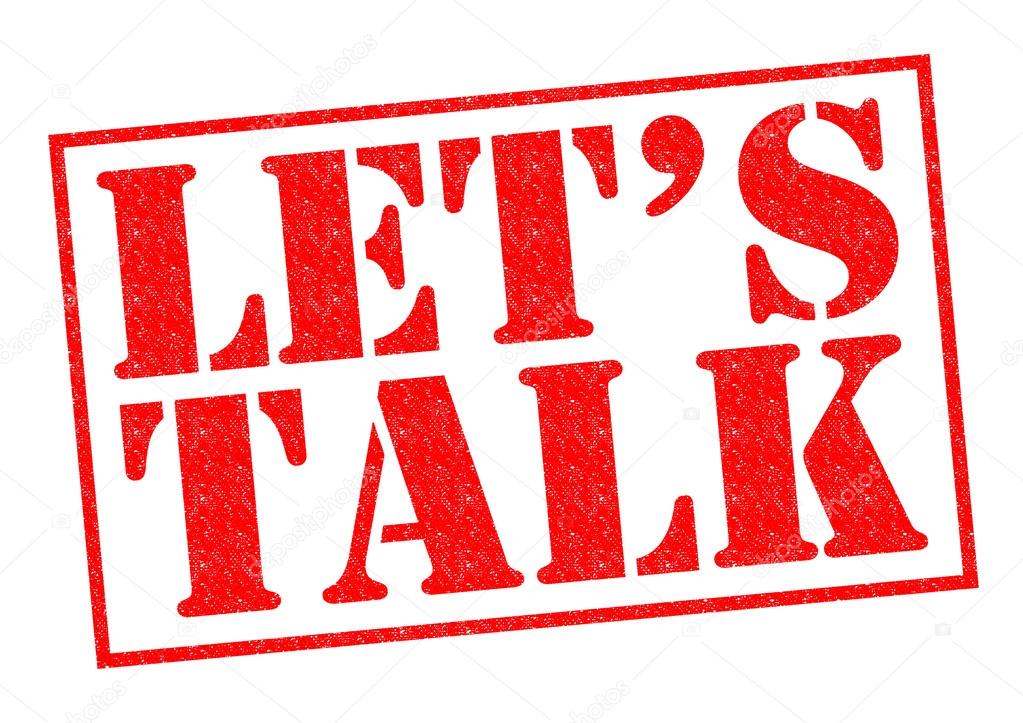 LET'S TALK — Stock Photo © chrisdorney #49633699