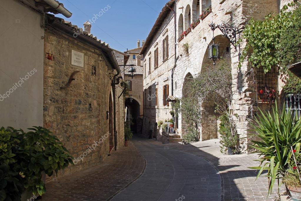Assisi old street — Stock Photo © Pedjami #13252118