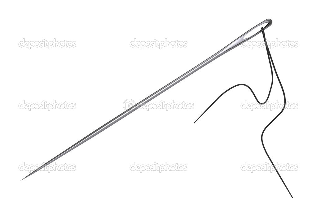 ago con filo nero — Foto Stock © doomu #16016275