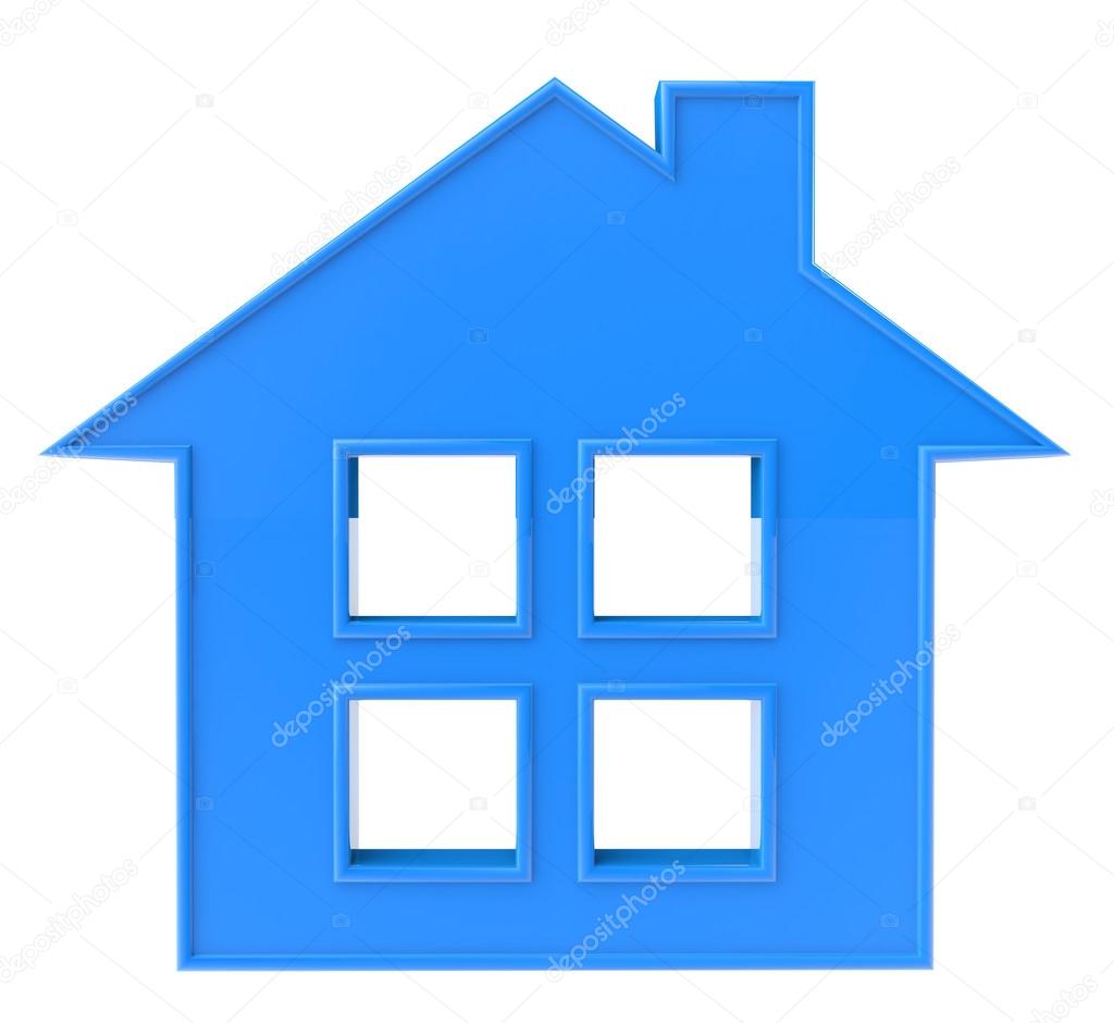 Blue House Icon