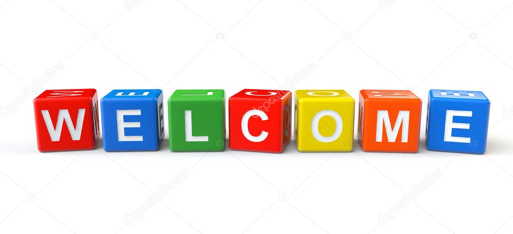 Welcome sign cubes Stock Photo by ©doomu 20105899