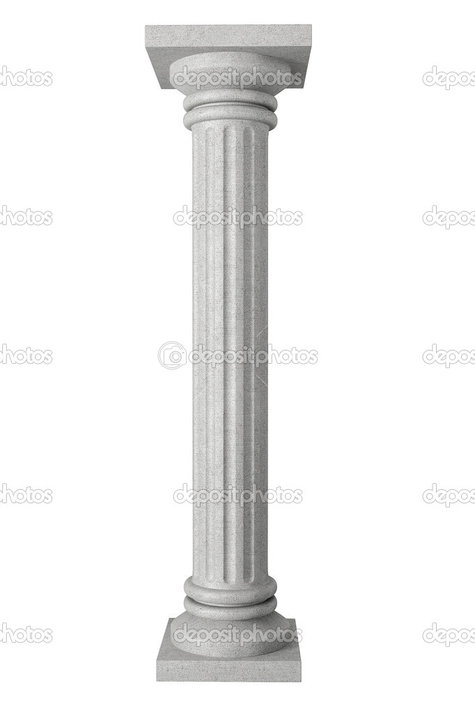 Stone Classic Greek Column — Stock Photo © doomu #41739001