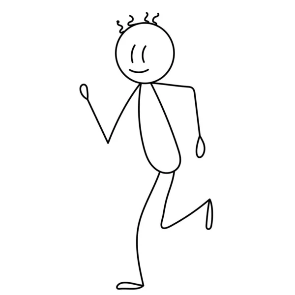 Standing Sideways Stick Figure