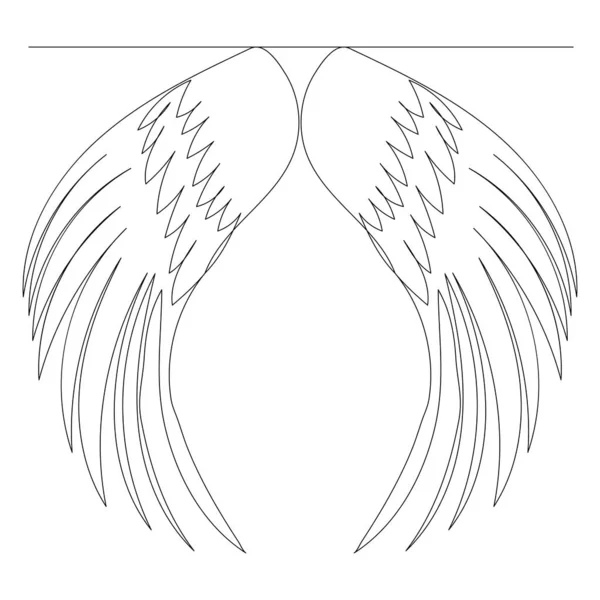 100,000 Side view of angel wings Vector Images | Depositphotos