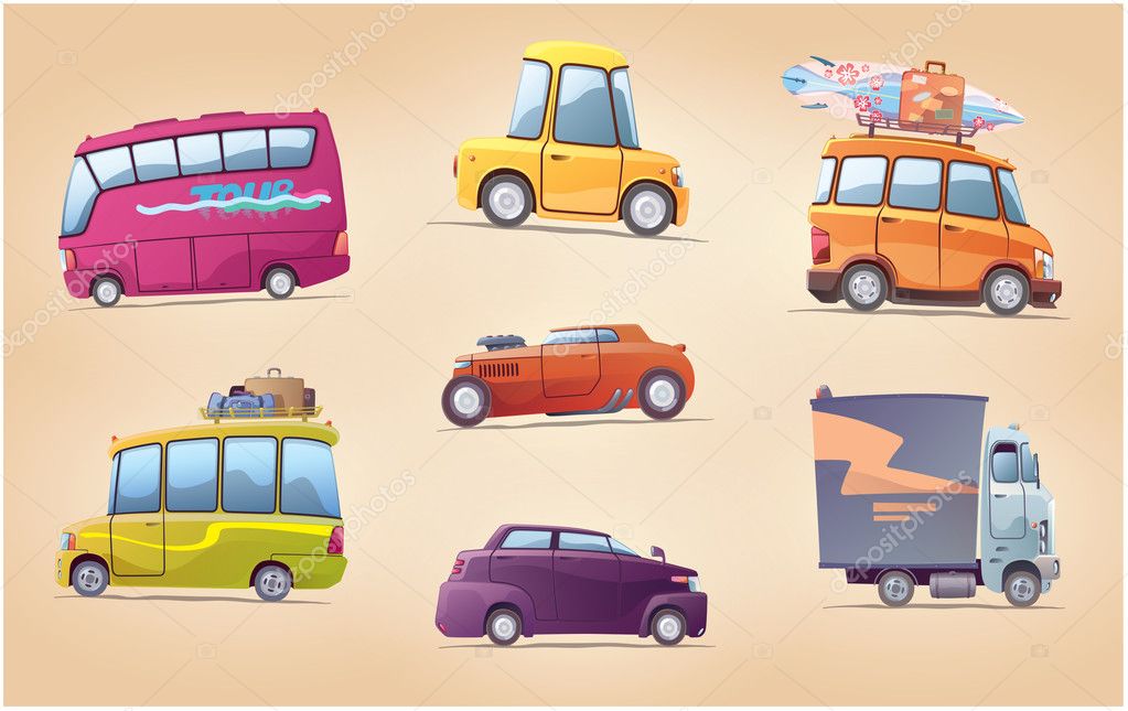 Cartoon Cars Set — Stock Vector © Leks #31722657
