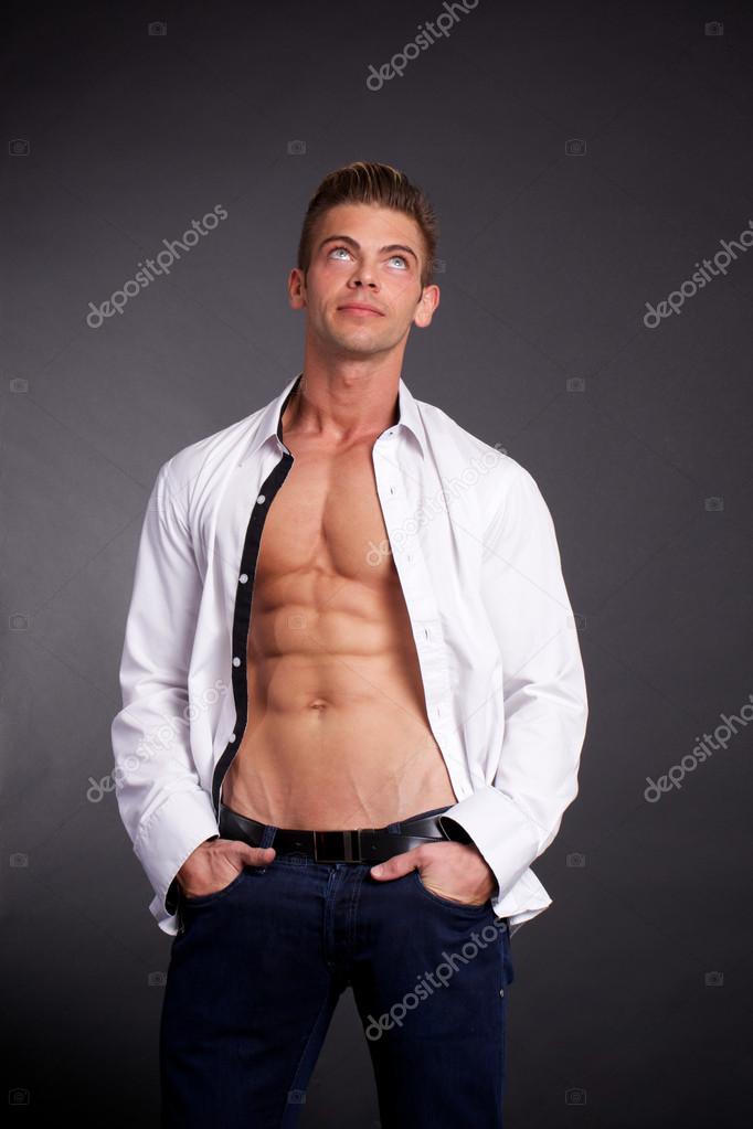 Muscular Male Torso — Stock Photo © ferrerivideo #45076827