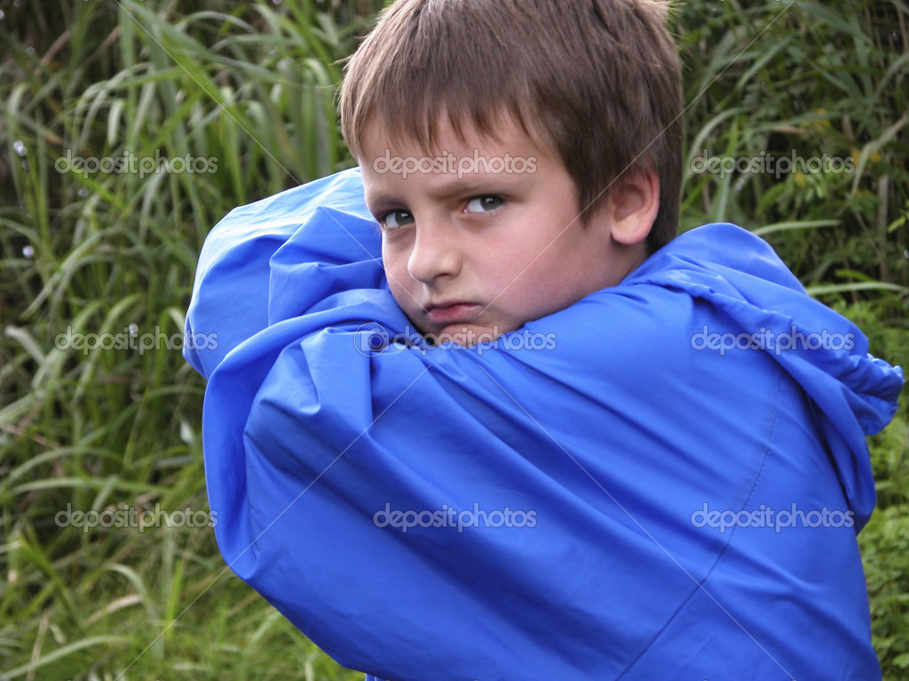 Blue anger — Stock Photo © olegmit #13674545