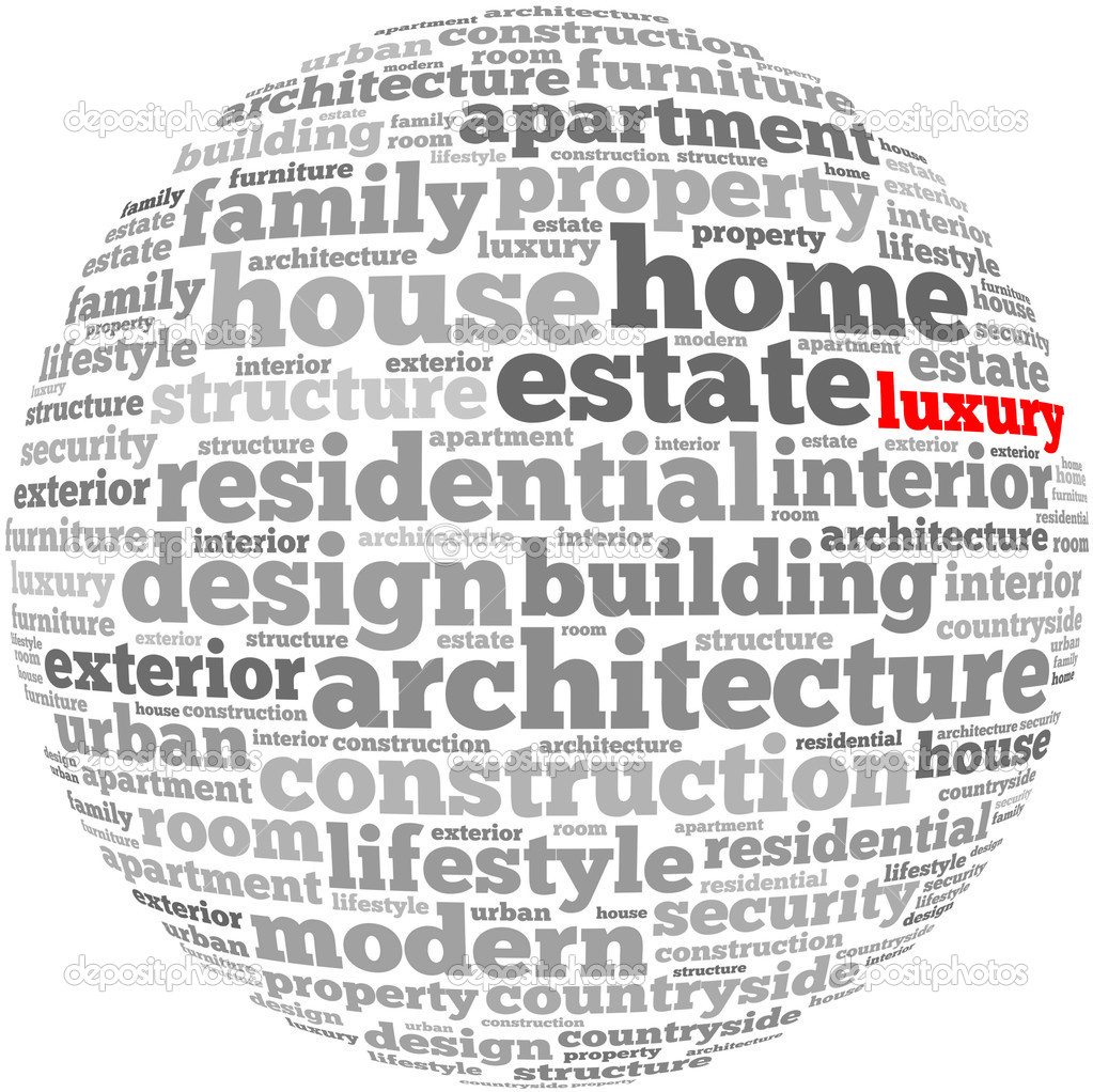 Info-text graphics and arrangement concept (word cloud) — Stock Photo ...