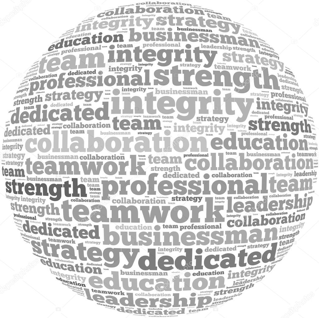 Info-text graphics and arrangement concept (word cloud) — Stock Photo ...