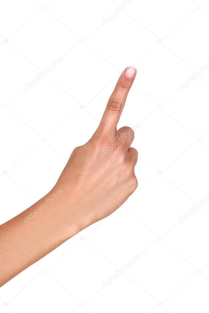 Woman wagging finger — Stock Photo © photography33 #13779857
