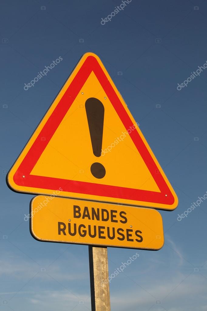 Road warning sign — Stock Photo © photography33 #13832761