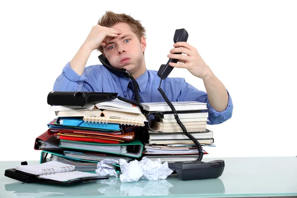 Overworked office worker Stock Photo by ©photography33 7707983