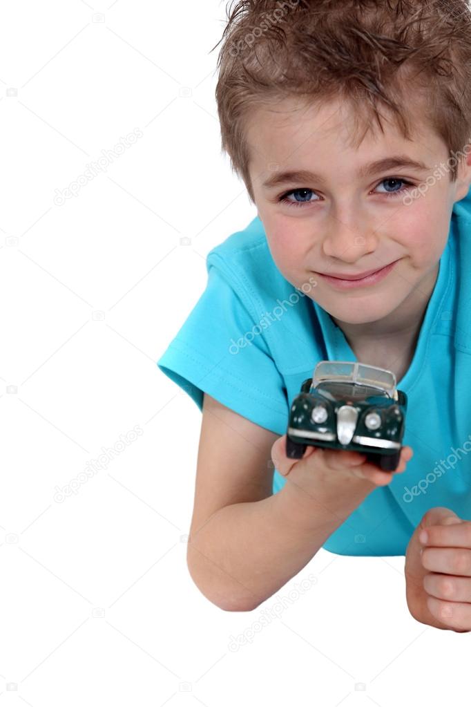 Boy with a toy car Stock Photo by ©photography33 14941993