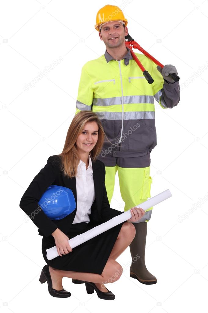 An architect and her foreman. Stock Photo by ©photography33 15389679
