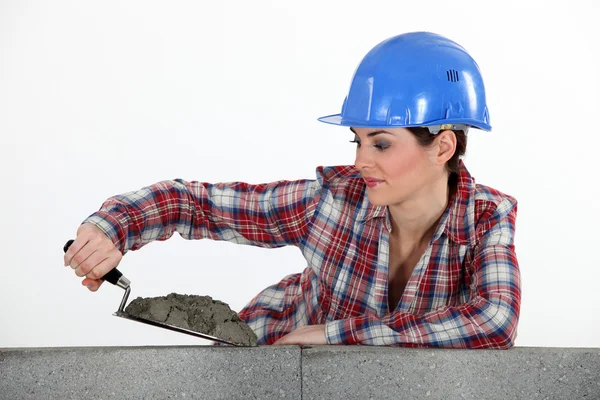 Female bricklayer Stock Photo by ©photography33 10327666