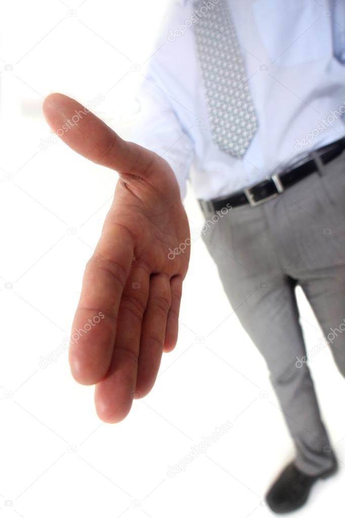 Man handing out hand Stock Photo by ©photography33 16616285