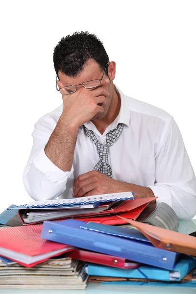 Overworked office worker Stock Photo by ©photography33 7707983