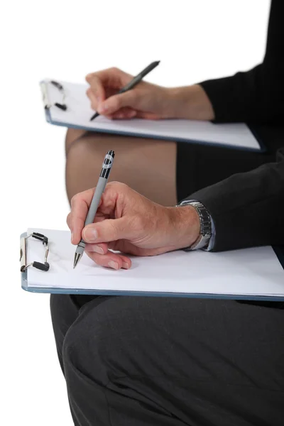 Woman filling in a form — Stock Photo © photography33 #11847839