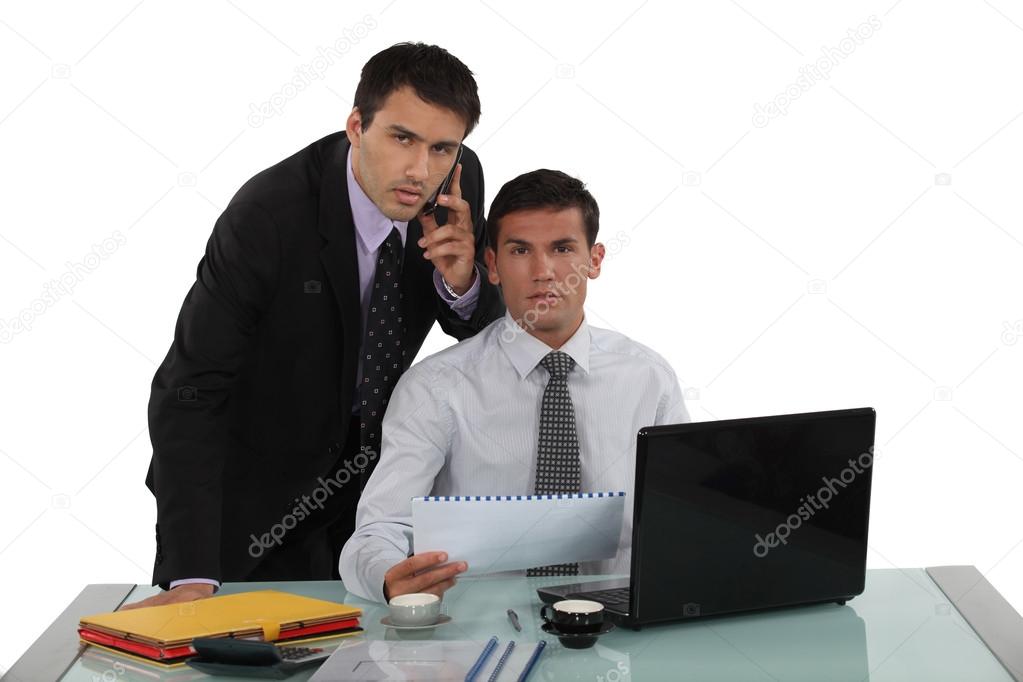 Business associates working together — Stock Photo © photography33 ... Business associates working together — Stock Photo © photography33 ...