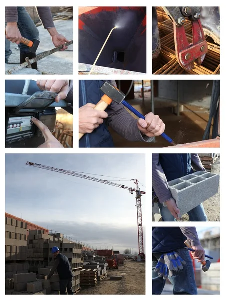 Construction site collage Pictures, Construction site collage Stock ...