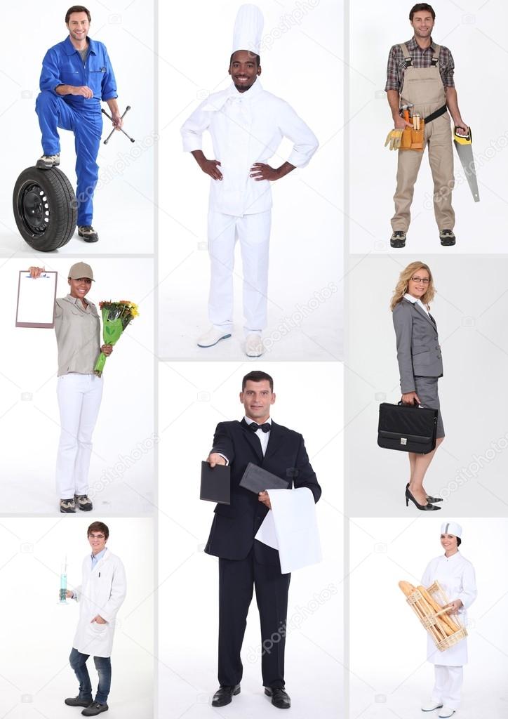 Pictures: different occupation | Collage of different occupations ...
