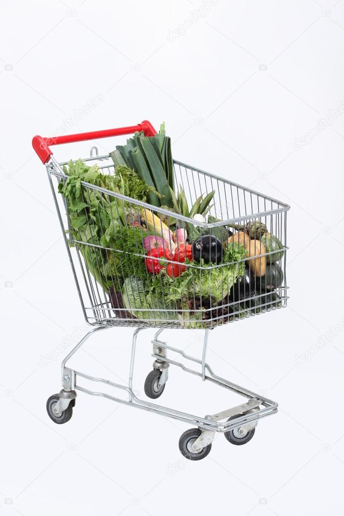 Picture of a supermarket trolley — Stock Photo © photography33 #18437733