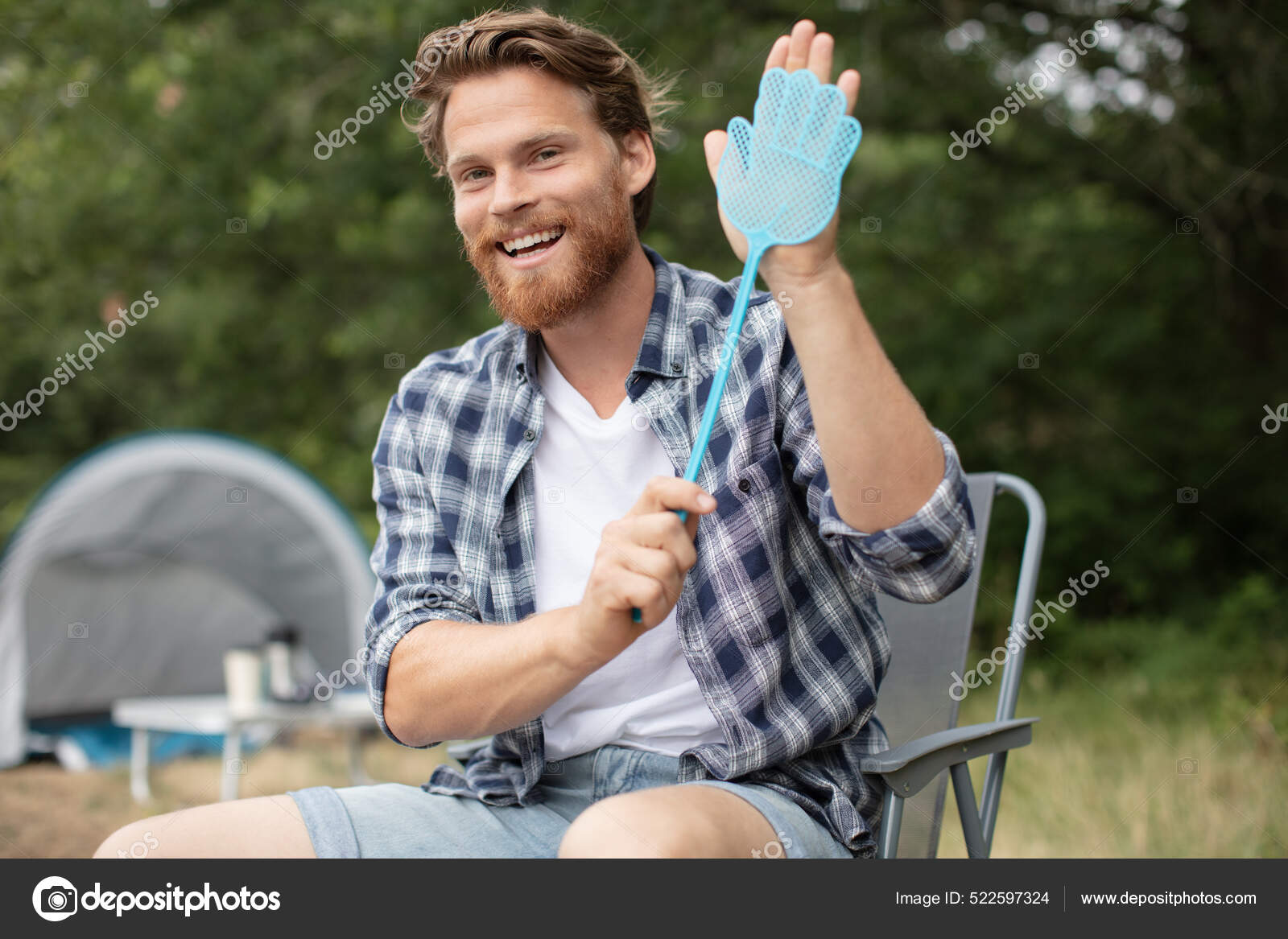 Man Slapping Camera — Stock Photo © photography33 #522597324