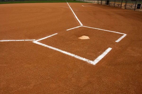 Baseball Field at Home Plate Stock Photo by ©33ft 38319227