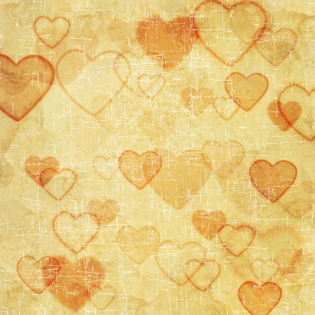 Heart icon on old paper background Stock Photo by ©jumpe 18866363