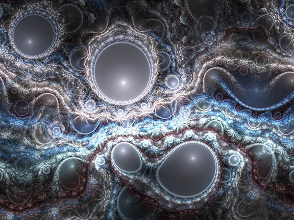 Lacy snow fractal pattern, digital artwork for creative graphic design ...