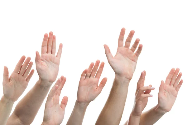 Raised hands Stock Photos, Royalty Free Raised hands Images ...