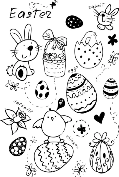 Easter doodle ⬇ Vector Image by © zsooofija | Vector Stock 8832079