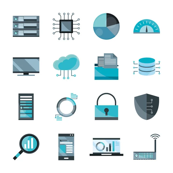 Information technology icons Stock Photos, Royalty Free Information ...