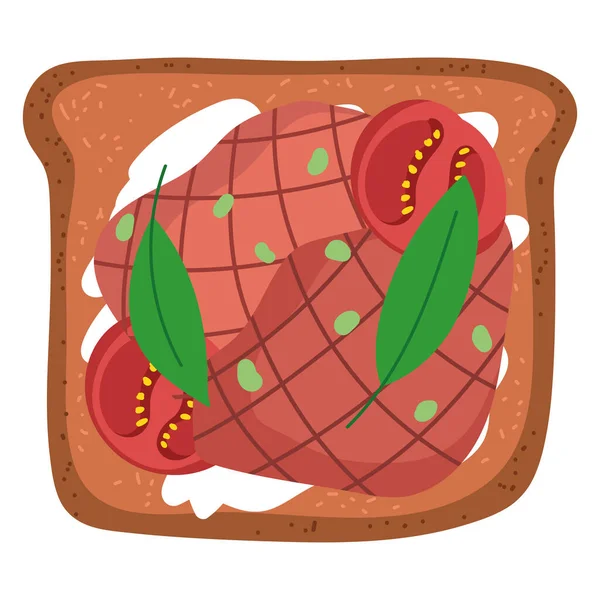 Cartoon Cooked Ham