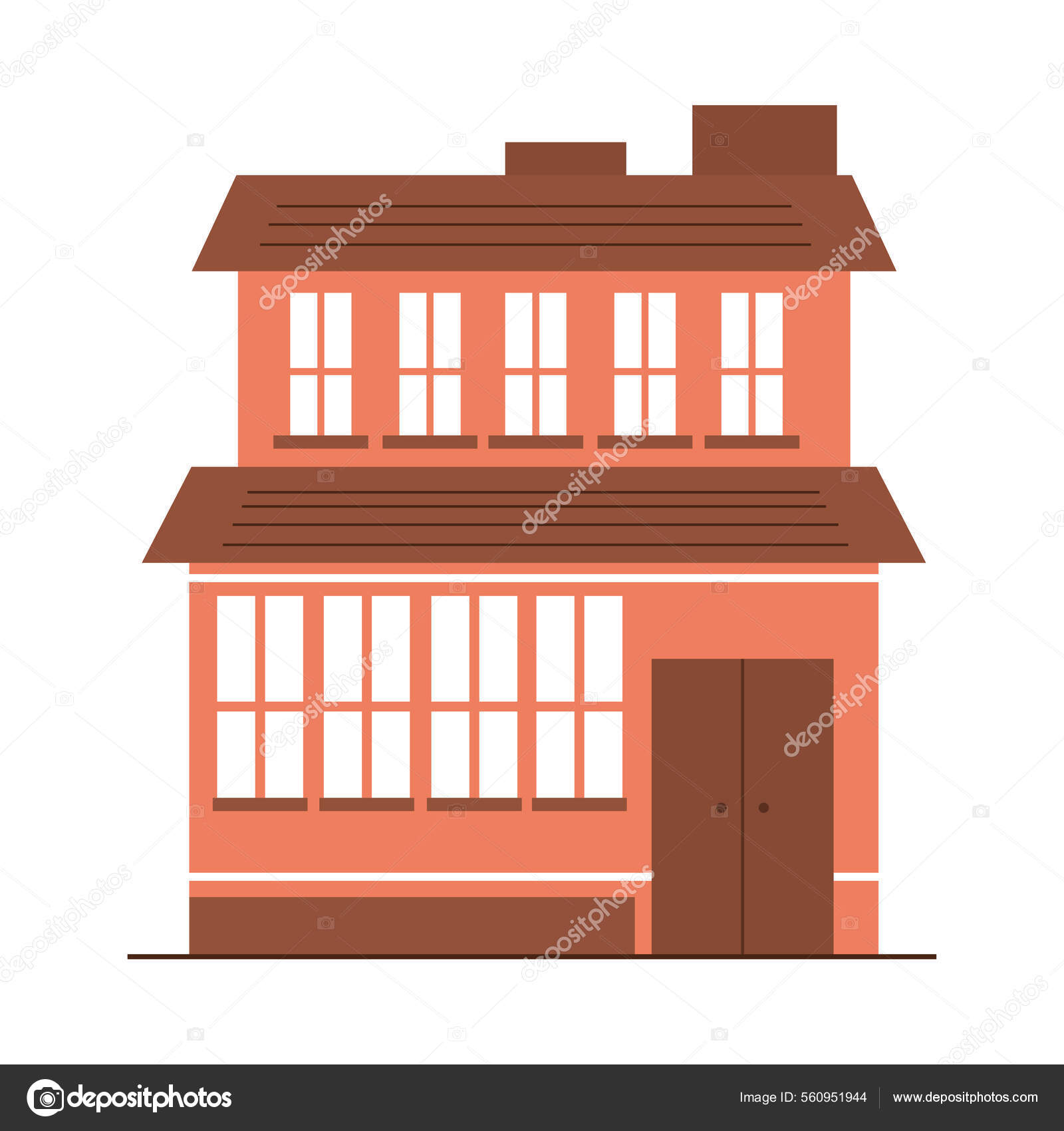 Building facade icon Stock Vector Image by ©stockgiu #560951944