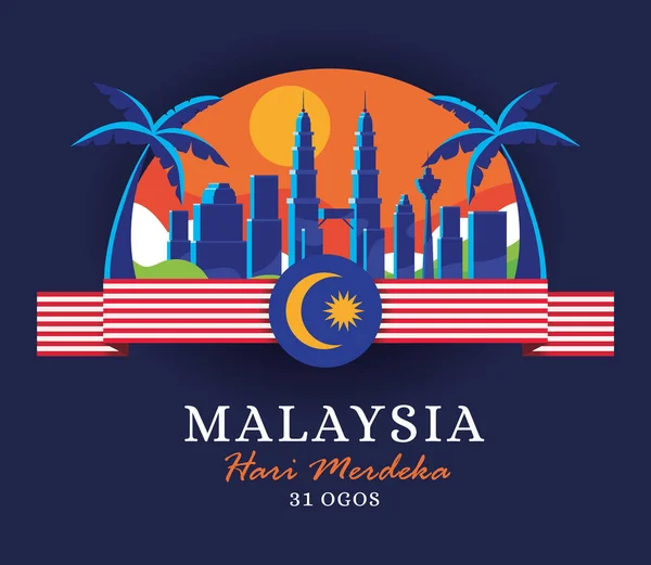 31 august hari merdeka malaysia Stock Vector by ©stockgiu 566867060