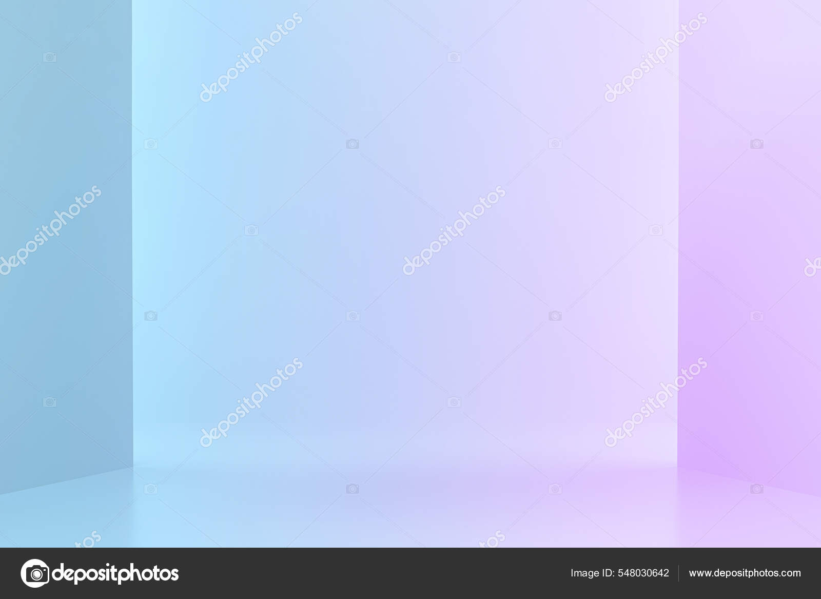 Gradient Holographic Room Studio Background Light Slide Product ...